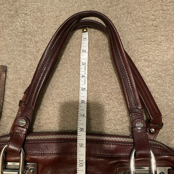 b. makowsky | Bags | B Makowsky Canterbury Brandyzebra Print Satchel ...